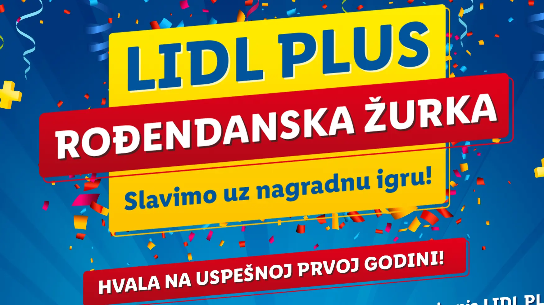 Lidl Plus slavi više od milion preuzimanja za godinu dana: Nagradna igra za rođendan